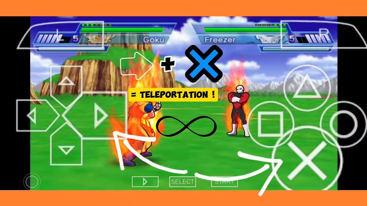How to teleport infinitely ♾ in Dragon Ball Shin Budokai ? #dbz - YouTube