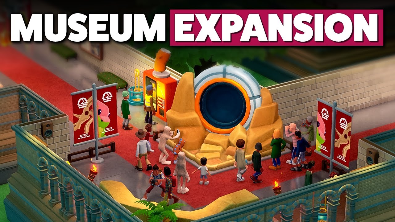Building my First Museum Expansion! — Two Point Museum (#6) - YouTube