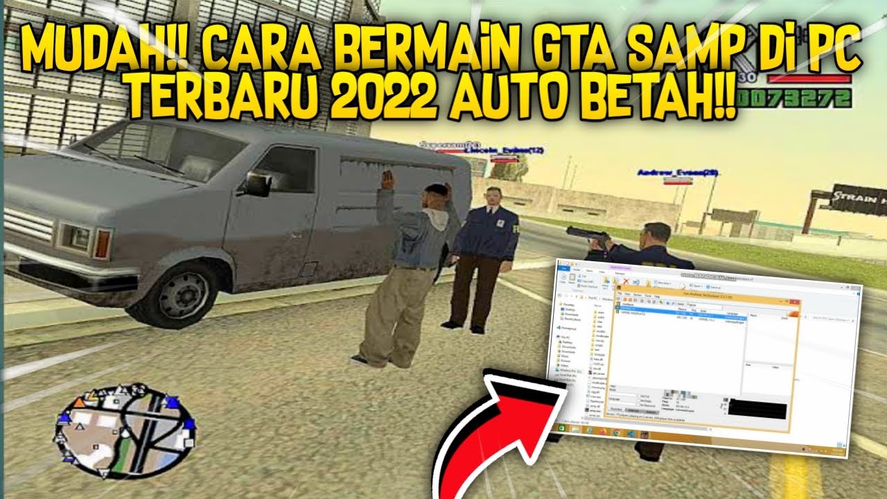 CARA BERMAIN GTA SAMP DI PC/LAPTOP TERBARU 2022 - WORK DI WINDOWS 8/9 ...