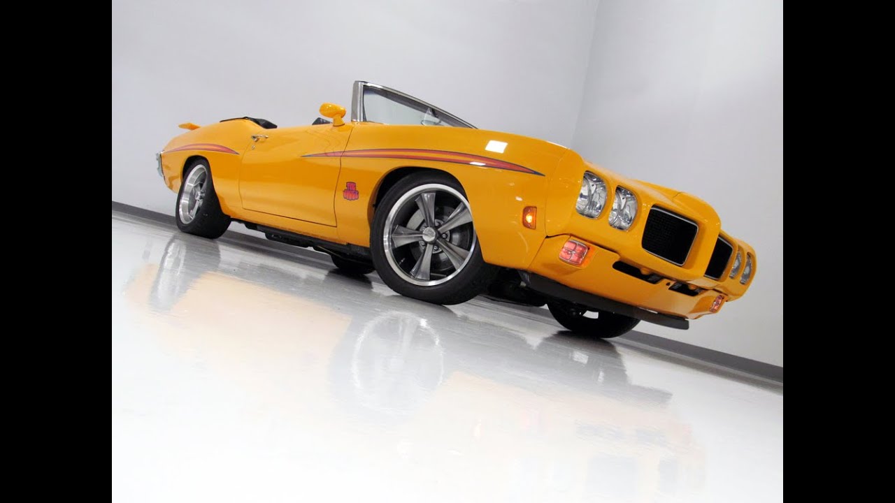 1970 Pontiac GTO Judge convertible resto-mod *SOLD* - YouTube