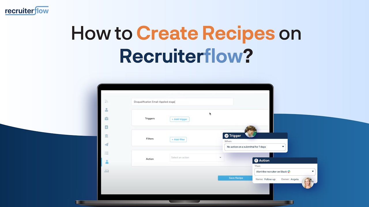 How to create Recipes on Recruiterflow? - YouTube