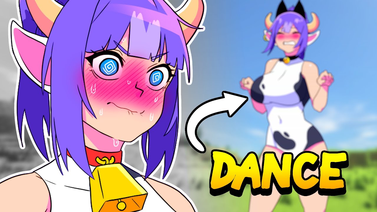 Sad Cat Dance 🐱 Minecraft Cow Animation Youtube 0556