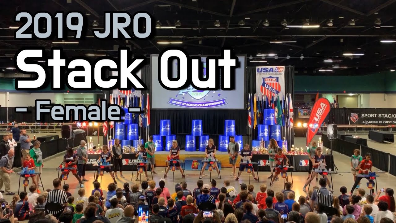 Stack Out (Female) | 2019 AAU Junior Olympic Games Sport Stacking ...