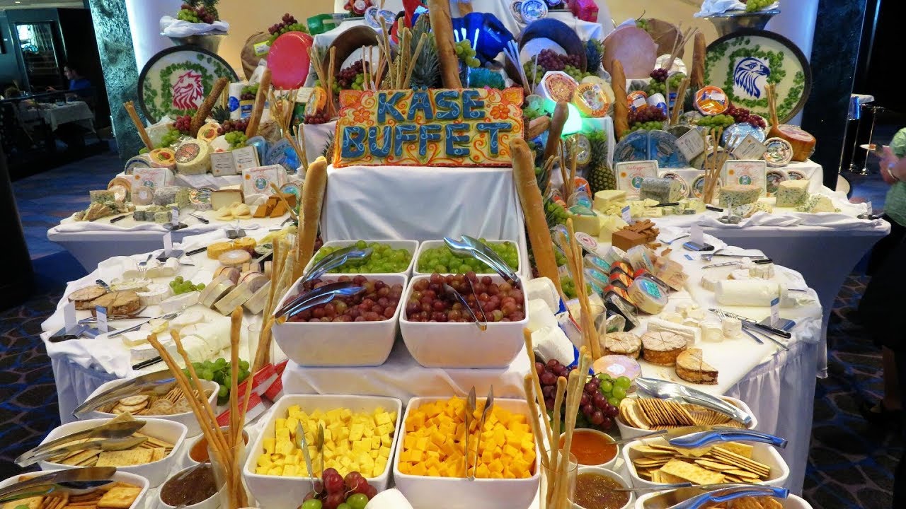 MEIN SCHIFF KREUZFAHRT - KÄSE BUFFET UND OBST BUFFET - YouTube
