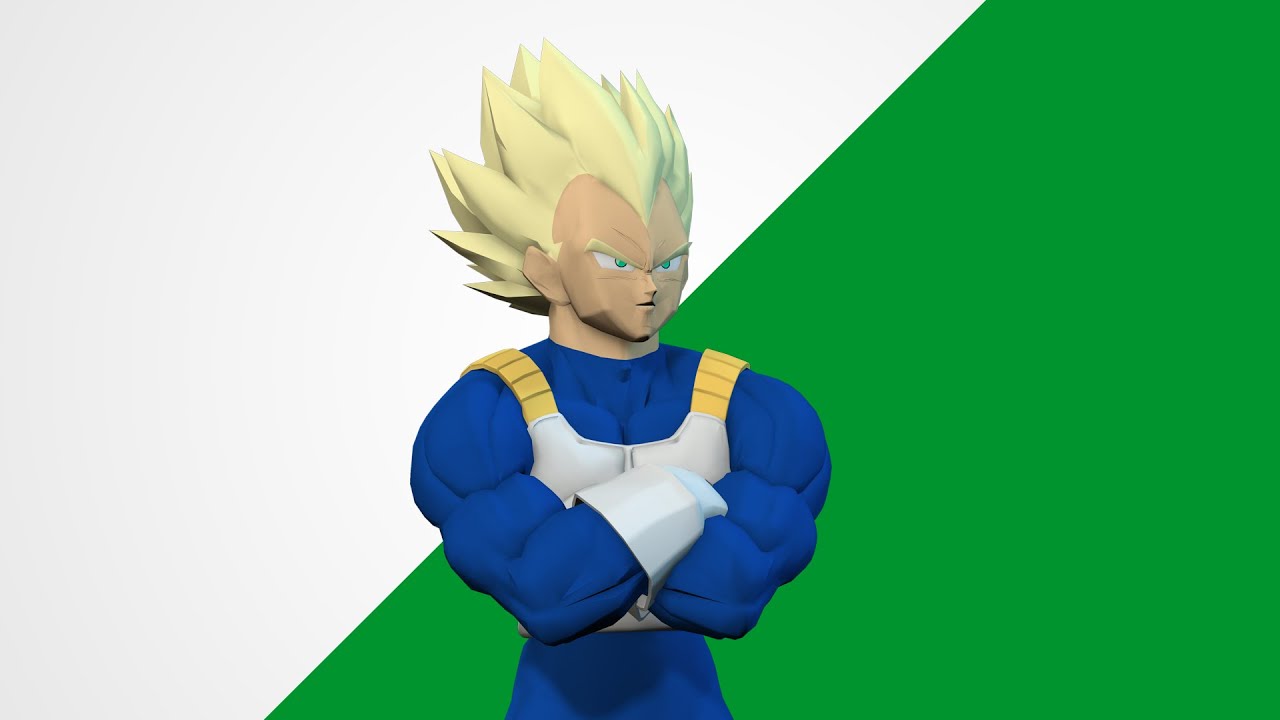GREEN SCREEN & BLUE SCREEN - VEGETA (DRAGON BALL) - YouTube