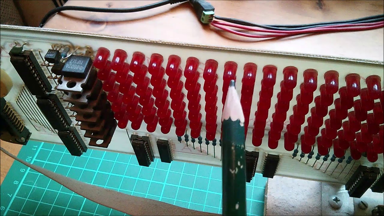 Z80 LED Matrix Message Display - YouTube