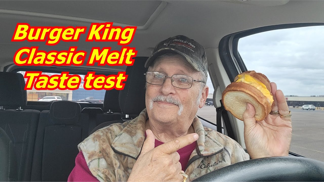 Burger King’s Classic Melt Taste Test Rating and Review - YouTube