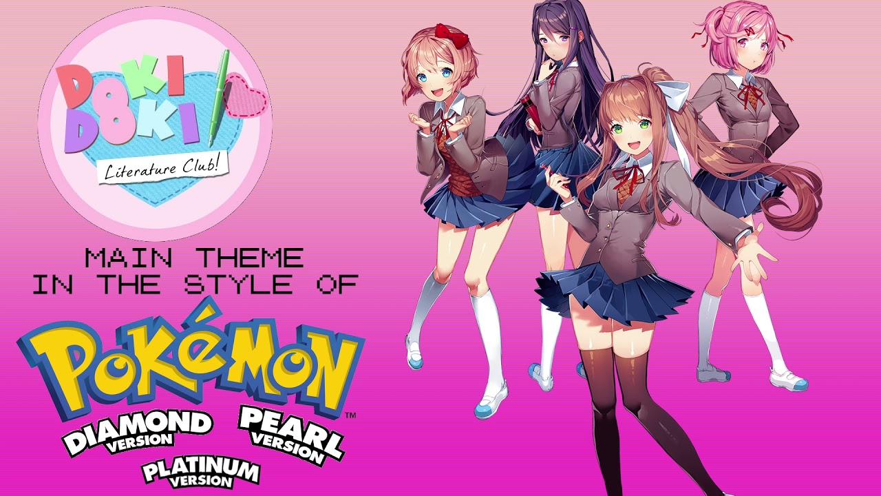 Doki Doki Literature Club - Main Theme (Pokémon D/P/Pt Soundfont) - YouTube