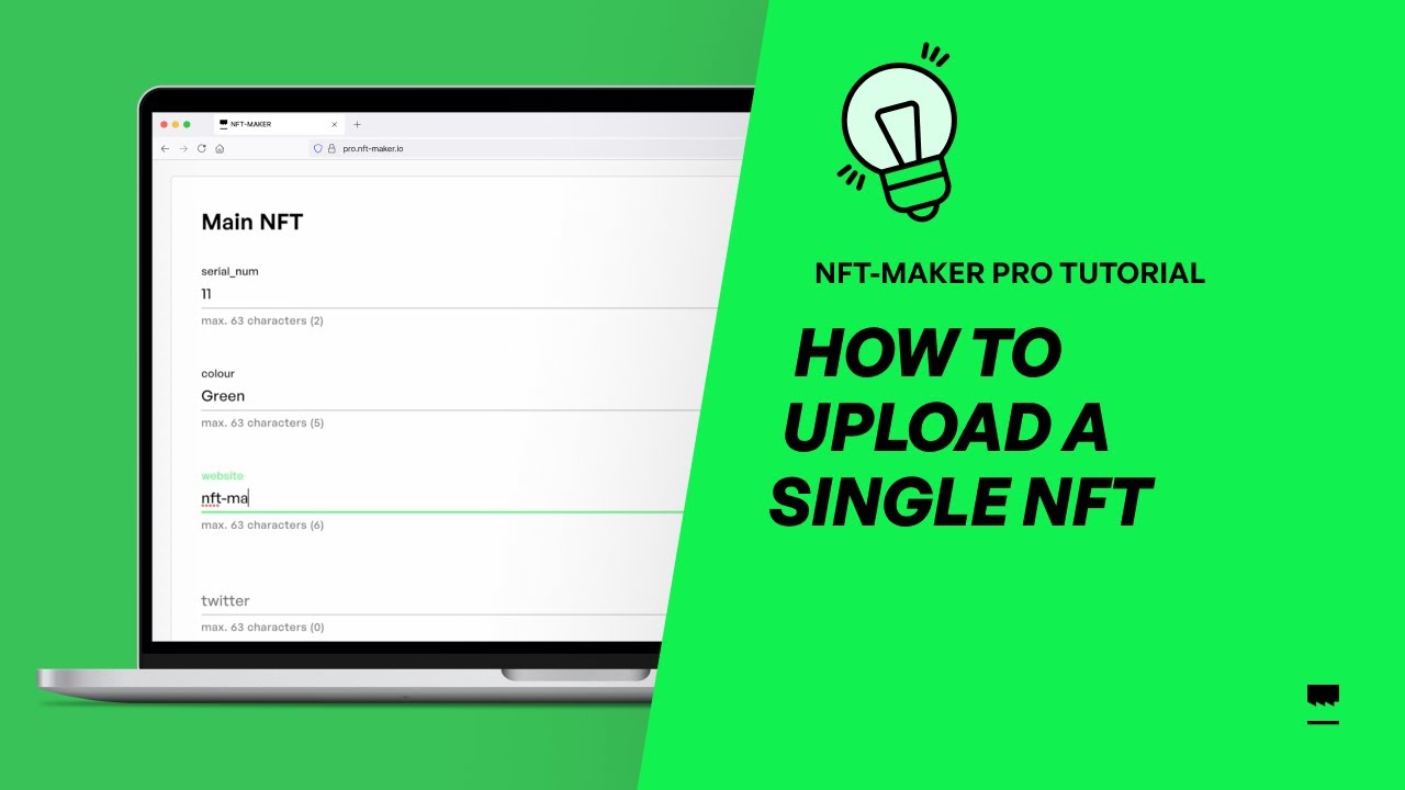 How to upload a single NFT - YouTube