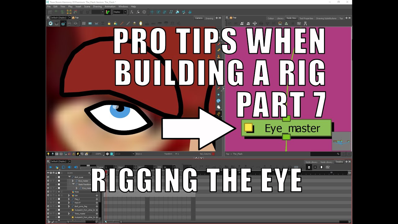 Pro Tips when building a rig Part 7 Rigging the eye - YouTube