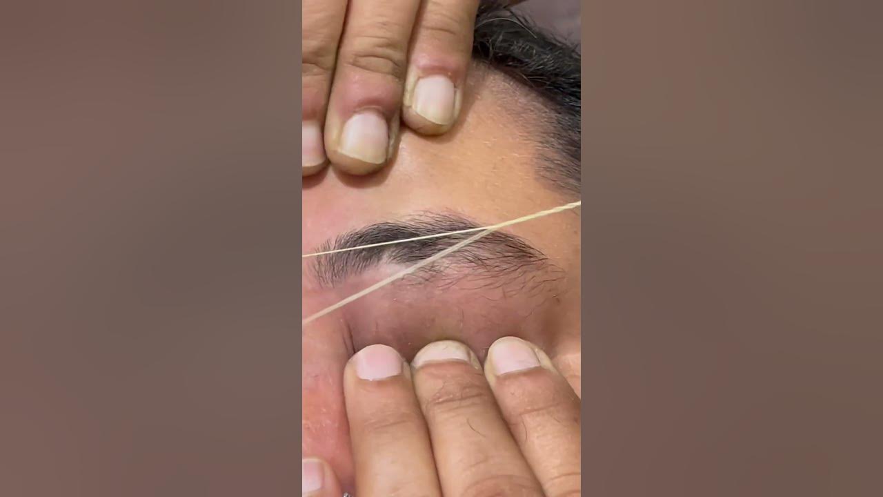 Eyebrow threading threading tutorial threading eyebrow shape eyebrow ...