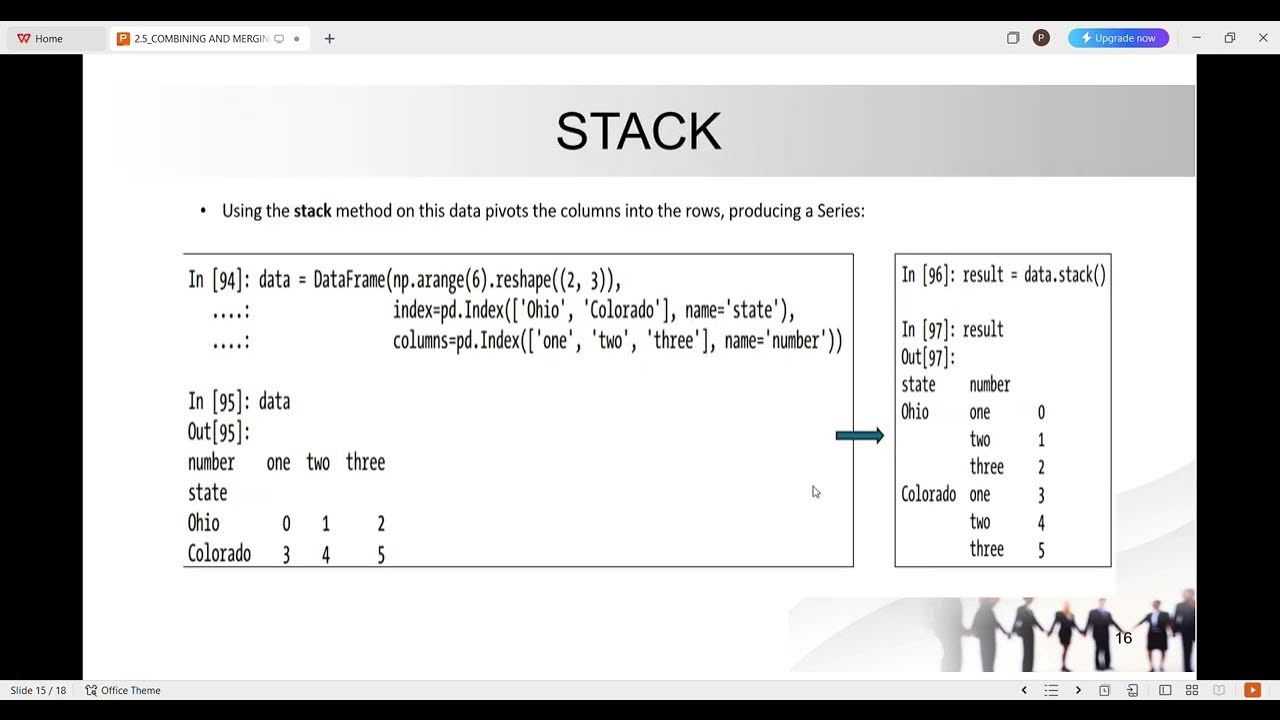 2 5a RESHAPE IN DATA WRANGLING - YouTube