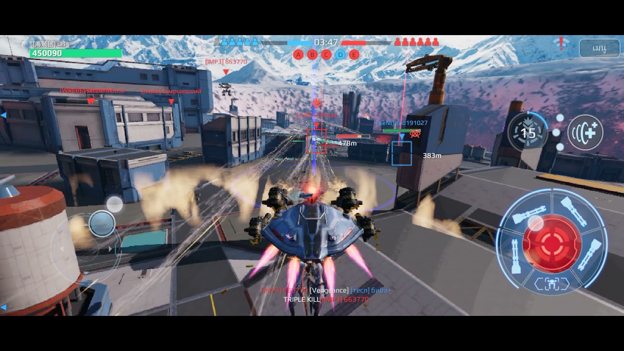 war robots : เกมหุ่นยนต์ : Wayland ตะลุยสนามรบใหม่ - YouTube