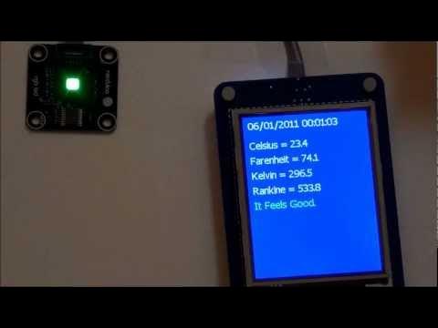 Netduino Go Temperature Display.wmv - YouTube