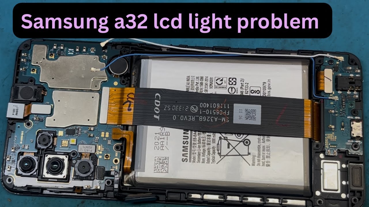 samsung a32 lcd light solution||samsung a325f display light solution ...