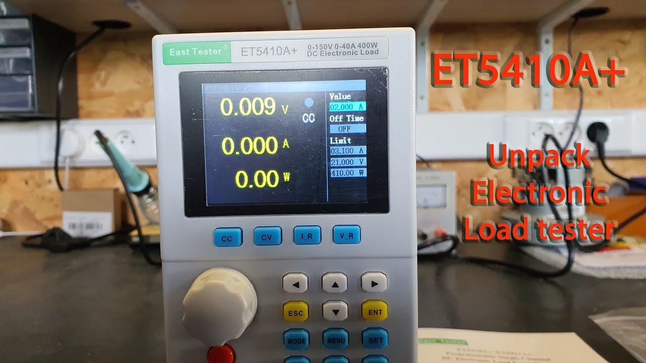 ET5410A+ Load tester unpack - YouTube