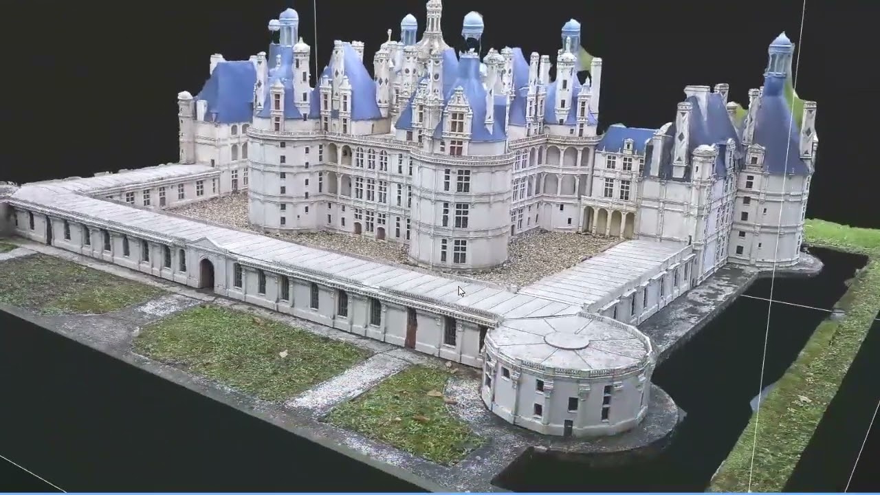 Photogrammétrie 3D - Maquette du château de Chambord - France miniature ...