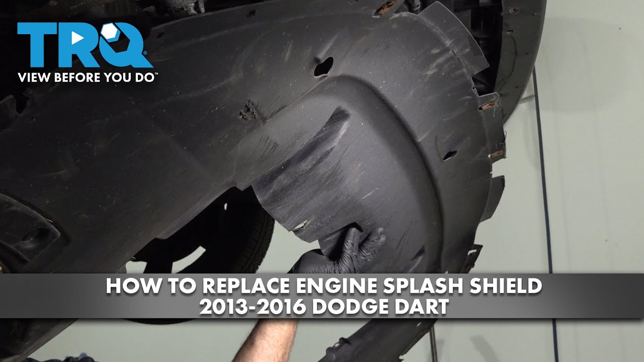 How To Replace Engine Splash Shield 2013 2016 Dodge Dart 1a Auto