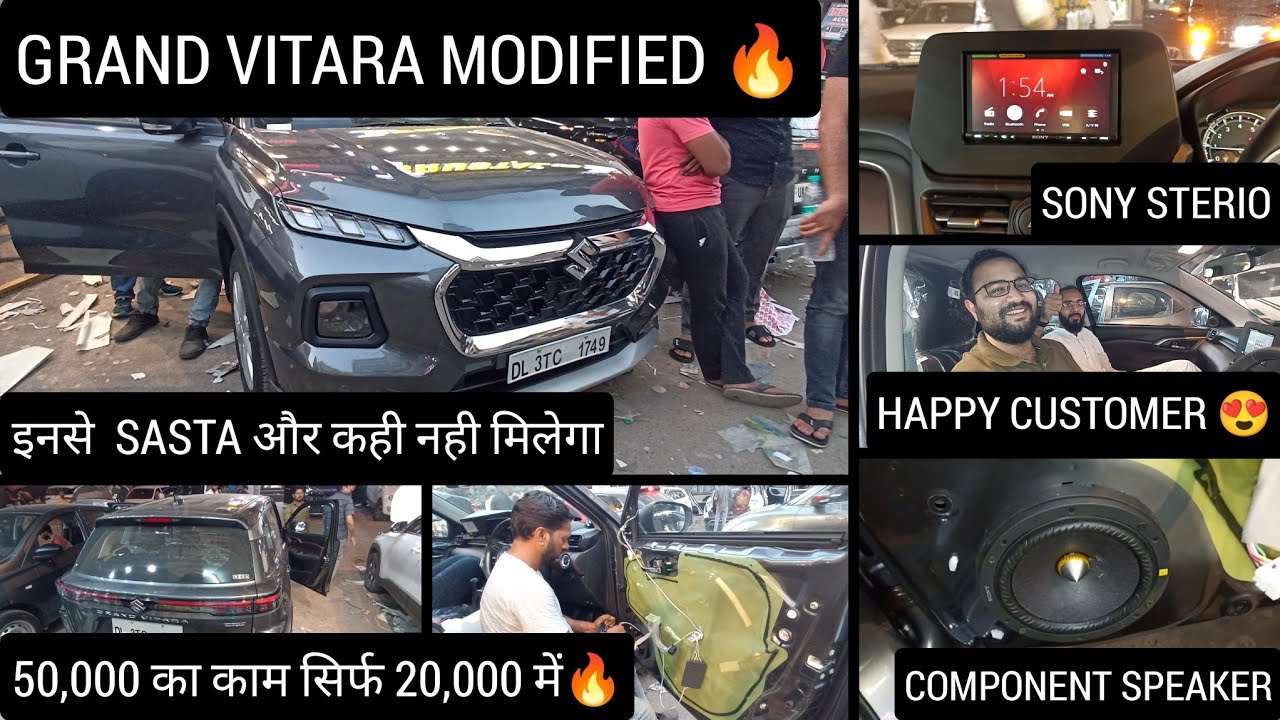 GRAND VITARA MODIFIED🔥GRAND VITARA FACELIFT MODIFIED😱GRAND VITARA ...