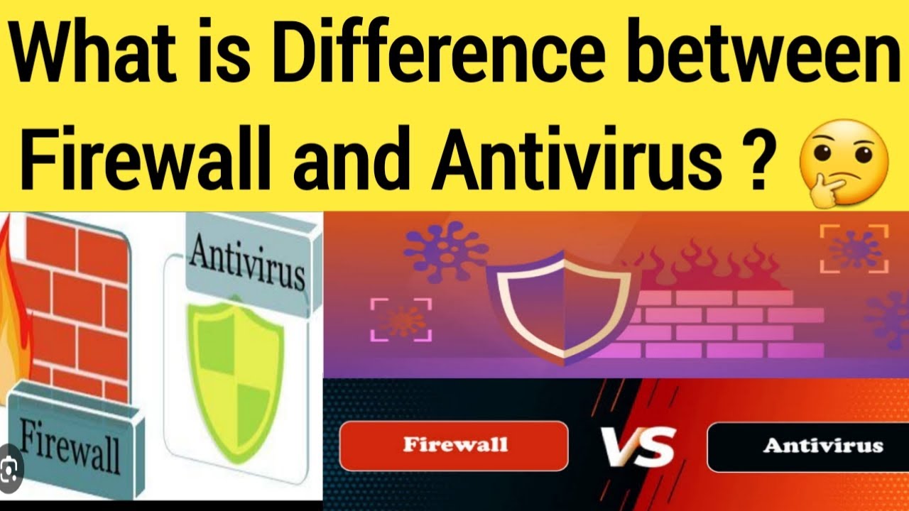 What is antivirus How is it different from firewall? Difference Between ...