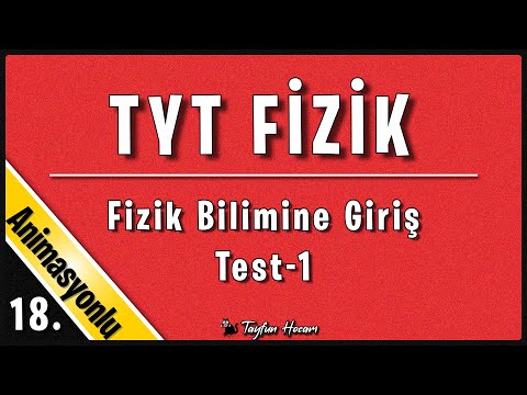 Fizik Bilimine Giriş Test-1