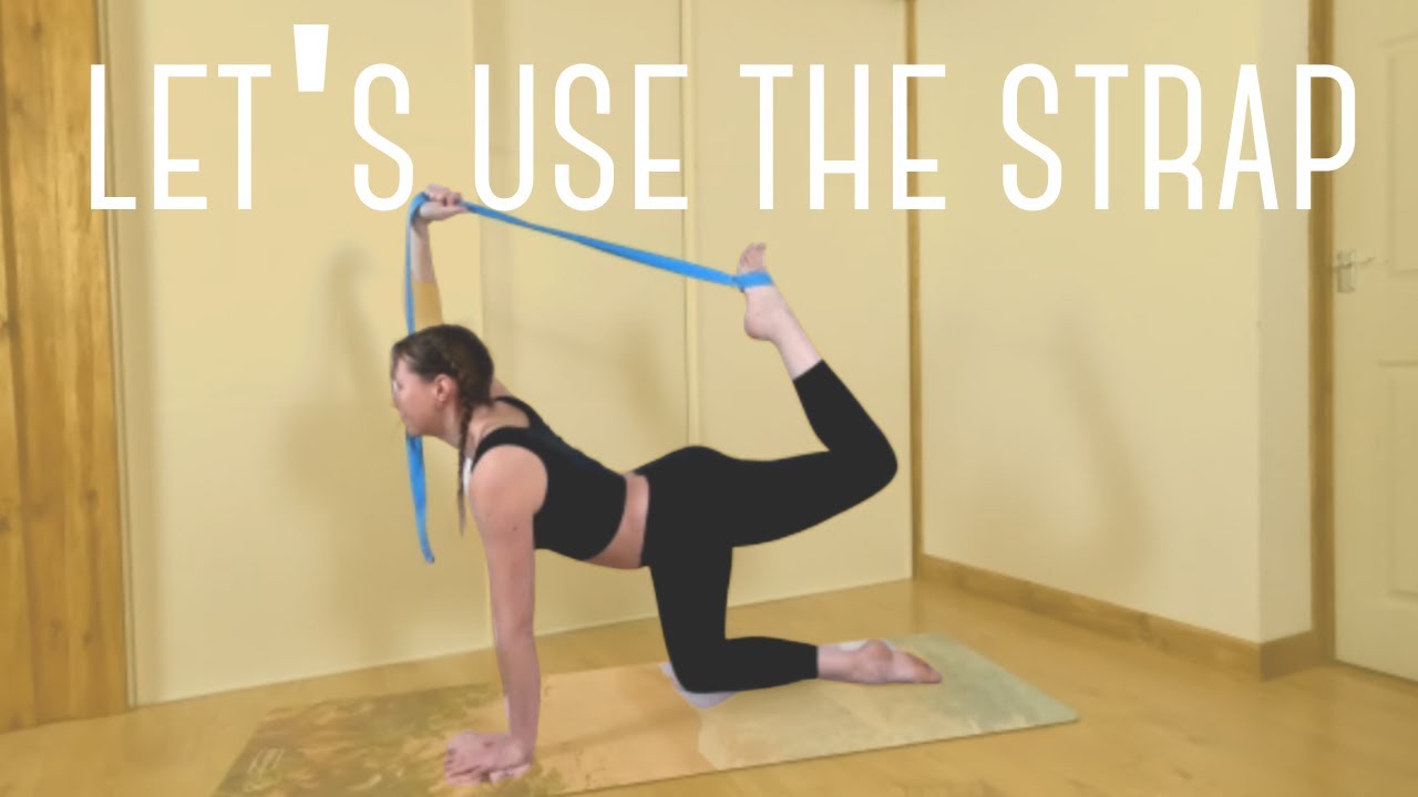 Flexibility Yoga Class using a strap to lengthen & stretch - YouTube