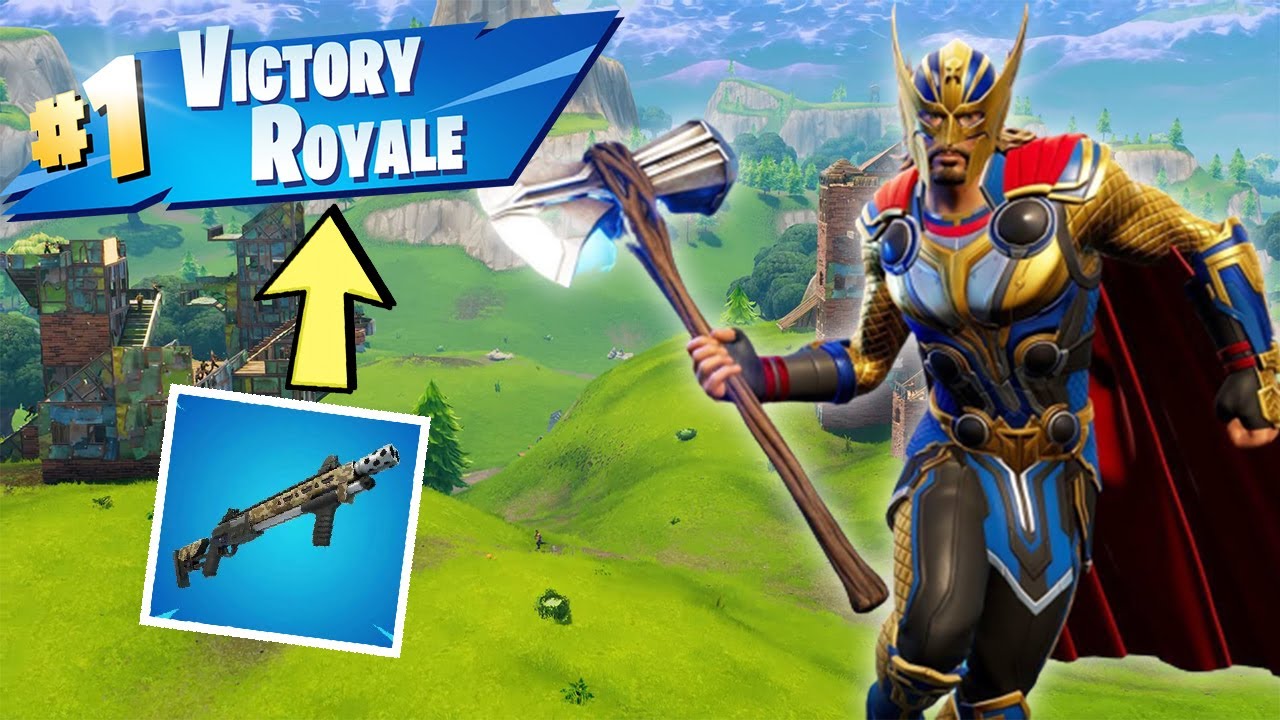 WE TAKE ON THE THOR FORTNITE CHALLENGE! - YouTube