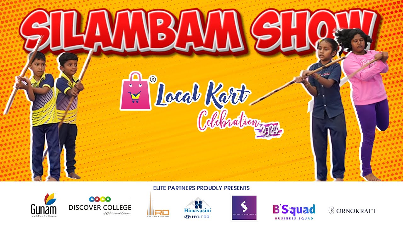 Silambam Show | LocalKart Celebration 2024 | Hosur Biggest Event & Expo ...