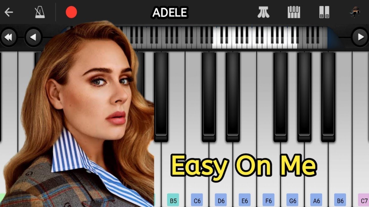 Easy On Me - Adele | Easy Piano Tutorial - YouTube