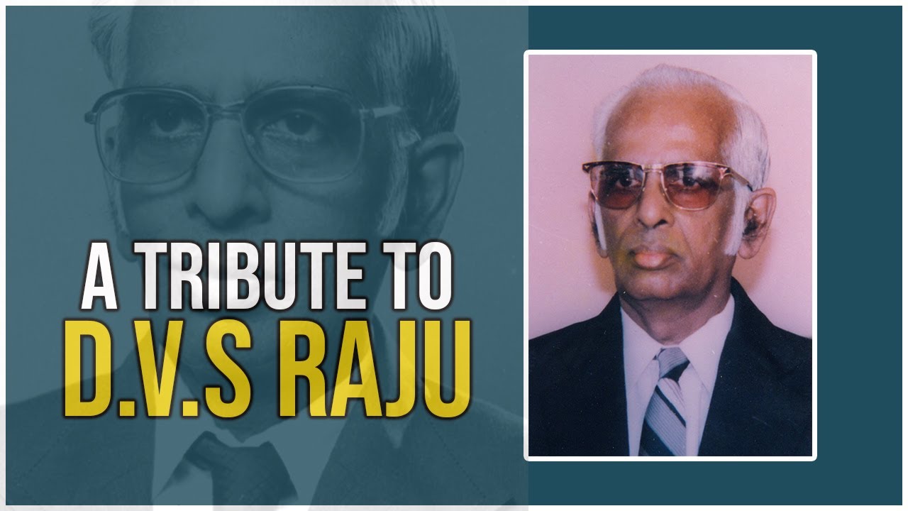 A Tribute To D.V.S Raju | D.V.S Raju Real Story | Biography | TFPC ...