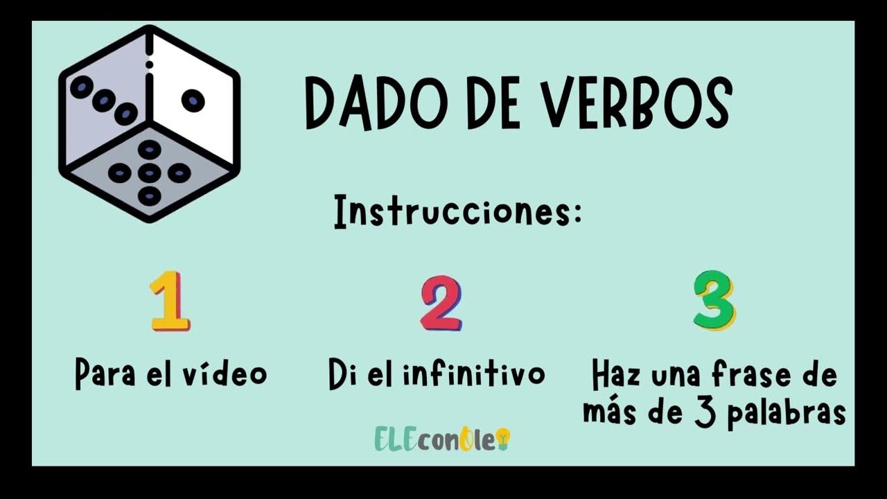 Dado de verbos en español - YouTube