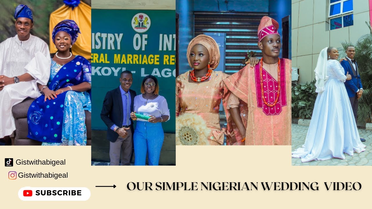 MY SIMPLE NIGERIAN WHITE WEDDING | TRADITIONAL | #ADAM22 - YouTube