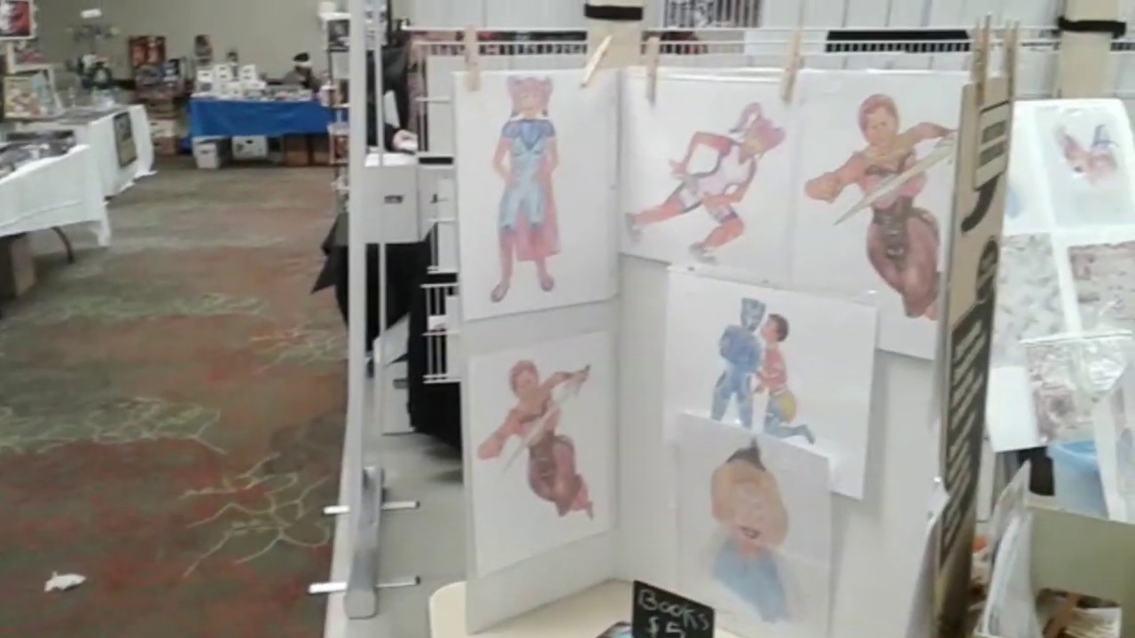 Comic Con Display Tips - YouTube