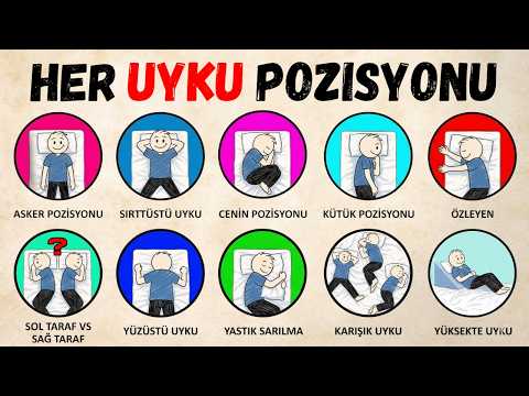 Tüm Uyku Pozisyonları ve Etkileri Açıklanıyor