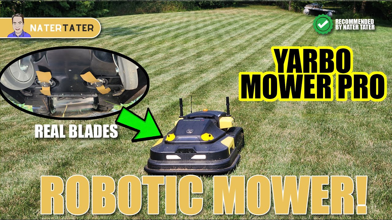 Woohoo! Real Blades - Yarbo Mower Pro Comparison Testing vs Robotic ...