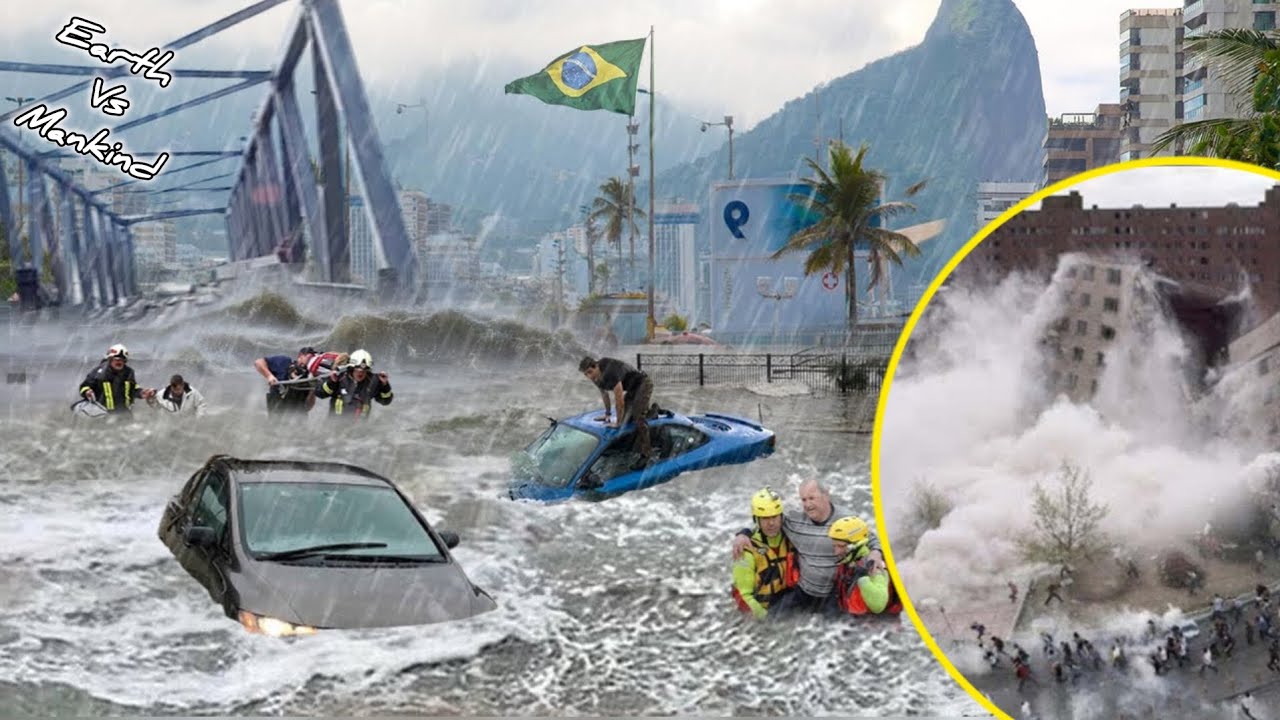 The end of the world! Earth's agony! Fierce storm hits Rio Grande do ...