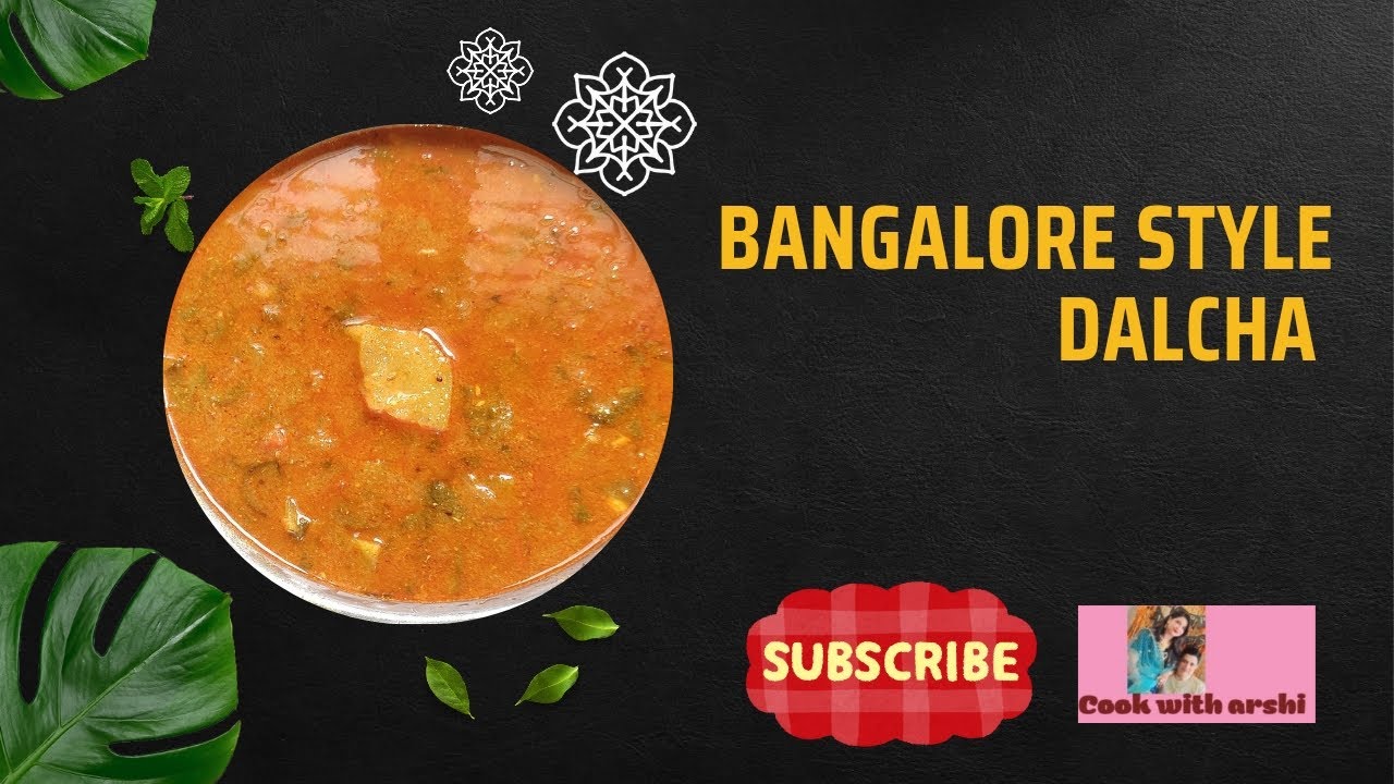 Dalcha recipe / Bangalore style dalcha / Hyderabadi kaddu ka dalcha ...