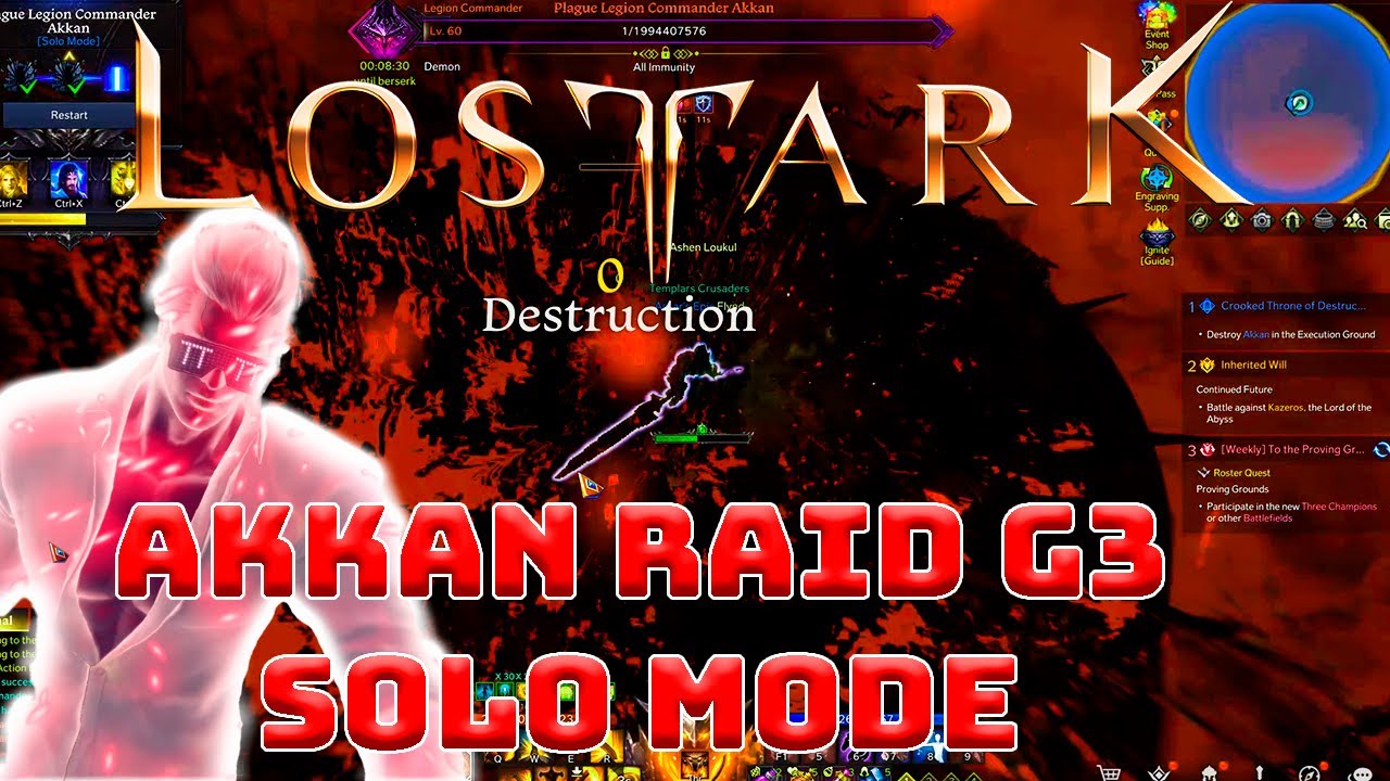 Lost Ark - Berserker 1650? ⚔️- Berserker's Technique - Akkan G3 Solo ...