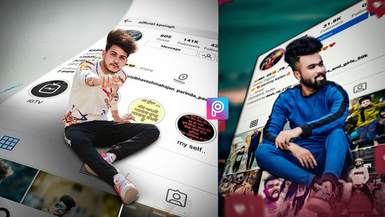 Instagram Profile Editing Picsart Best Photo Editing | Mobile Editing ...