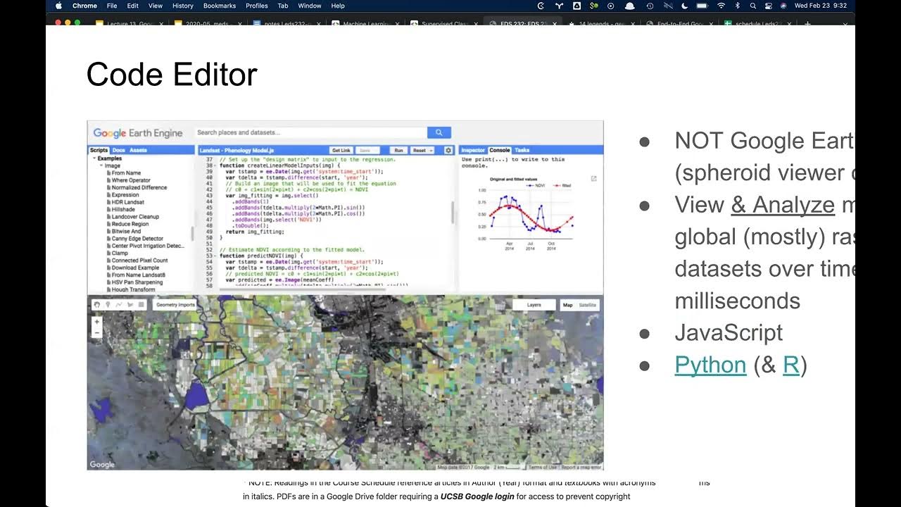 13. Google Earth Engine - JavaScript (2022-02-23) - Machine Learning in ...