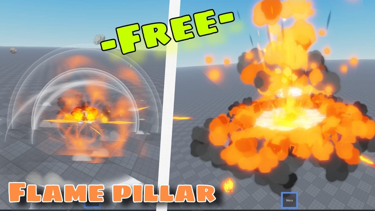 Roblox Studio I Flame Pillar Giveaway - YouTube