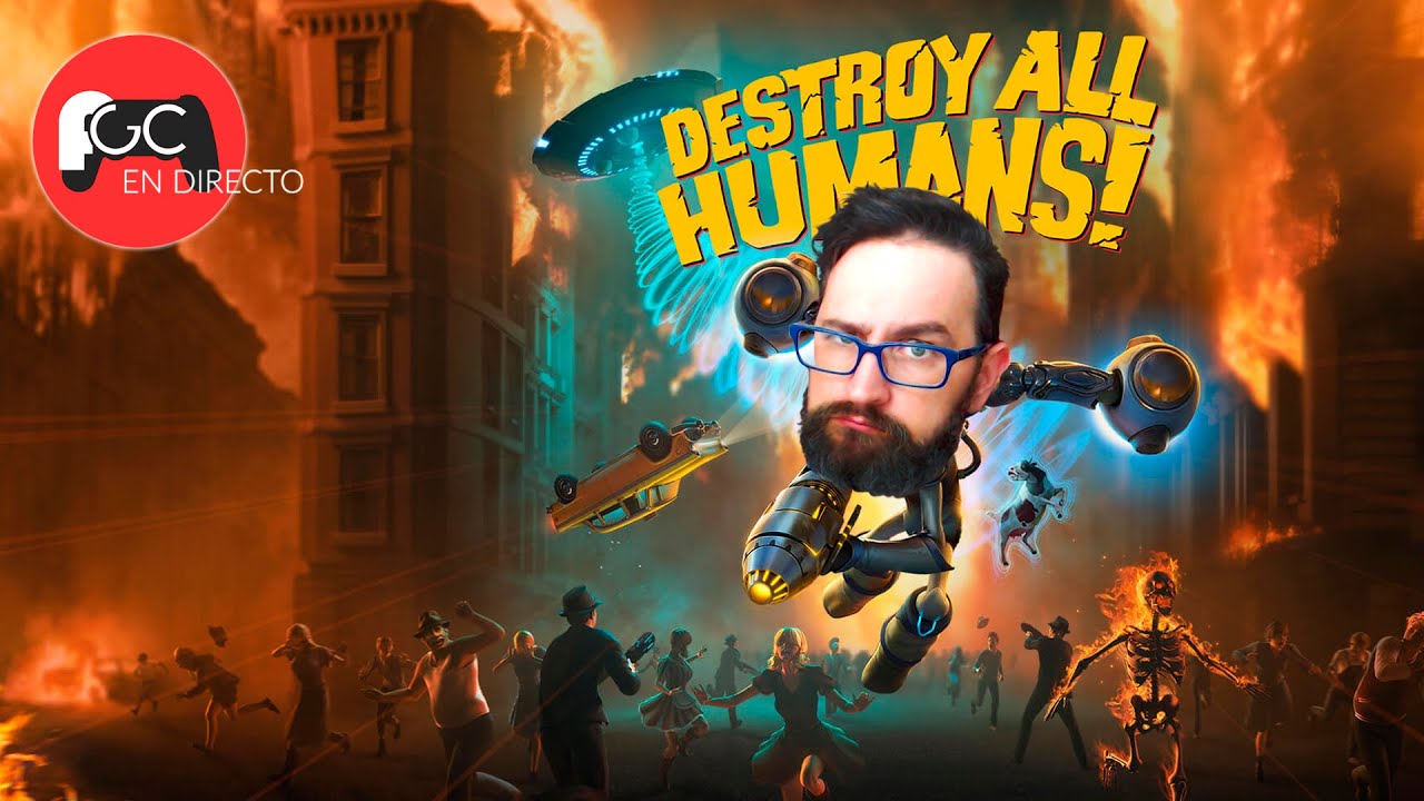 Fru juega DESTROY ALL HUMANS en PS4 Pro (parte 3) - YouTube