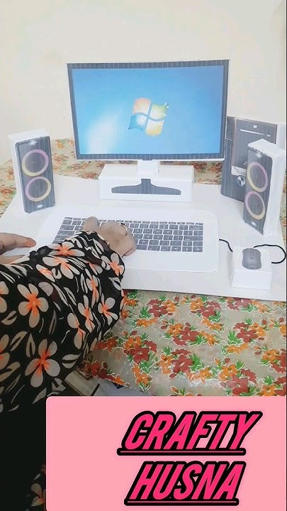 how to make computer with waste boxes #craft ideas/बेकार बक्सों से ...