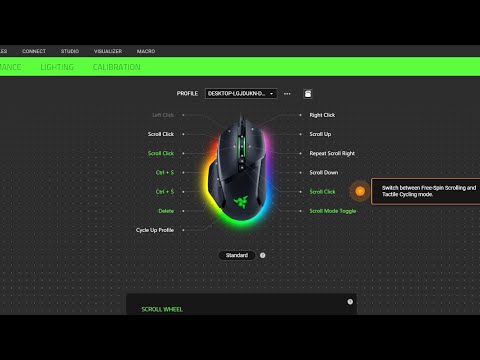 How to connect Razer Basilisk V3 to your computer, lights, DPI, keybinds settings - YouTube