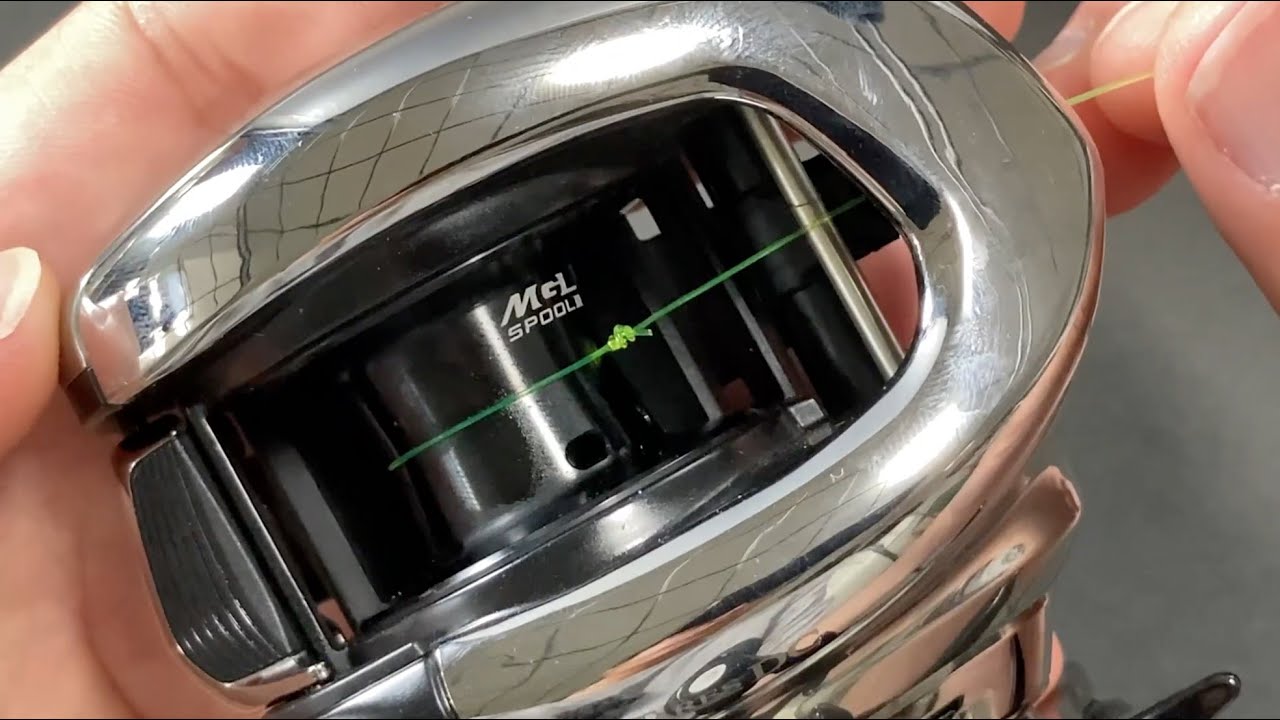 How to connect a fishing line to a bait reel spool. [Fishing Knots ...