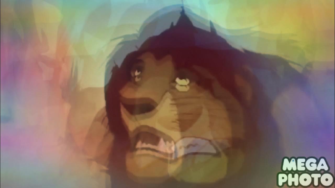 Lion king the stampede and Mufasa's death colorful high pitched - YouTube