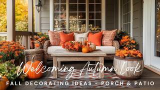 Fall Decorating Ideas for the Porch & Patio for a Welcoming Autumn Look