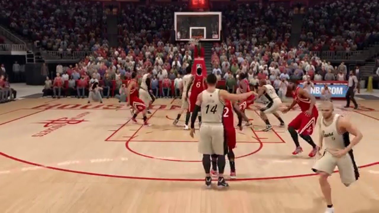 NBA LIVE 16 - San Antonio Spurs vs Houston Rockets - Full Game - NBA ...