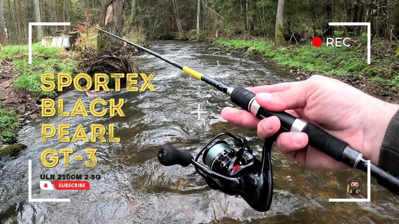 SPORTEX Black Pearl GT-3 ULR 210cm 2-8g, testování na malé pstruhovce ...