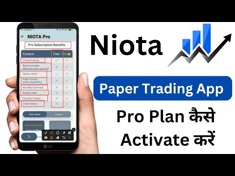 Niota paper trading app | Pro plan kaise activate kare ? Niota app pro ...